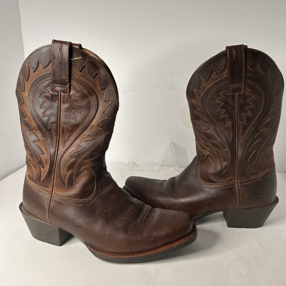 Ariat | Shoes | Ariat Legend Phoenix Cowhide Brown Leather Cowboy Boots ...